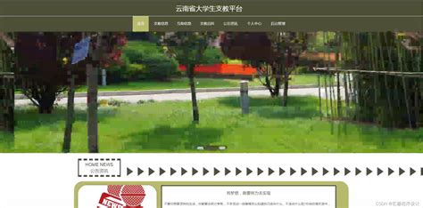 springboot java php node python云南省大学生支教平台【计算机毕设】 csdn博客