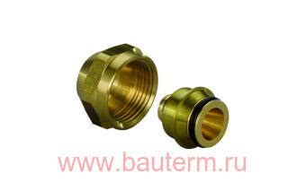 Евроконус - зажимной адаптер латунь для PEX 16х1,8/2,0-G3/4"ВР VARIO ...