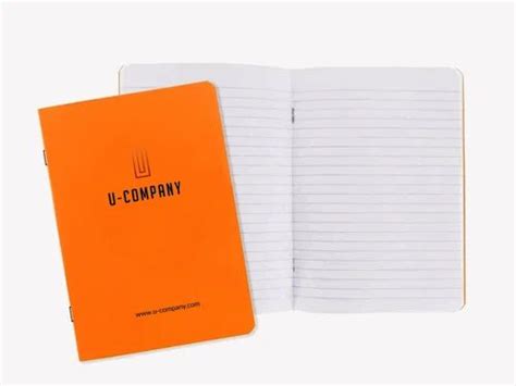 Pu Cover Glue Bound Personalised Custom Notebook At ₹ 10piece In Belagavi