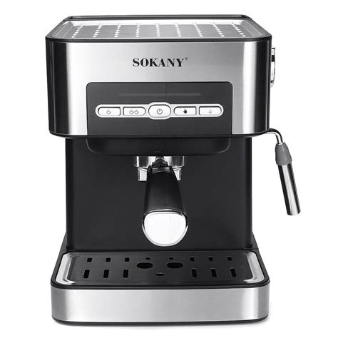 Автоматическая кофемашина SOKANY sk-6862, серебристый купить по ...