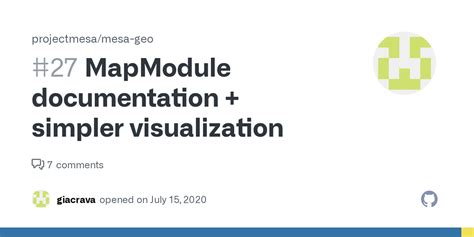 Mapmodule Documentation Simpler Visualization · Issue 27