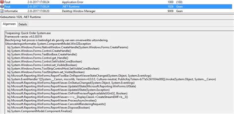 Winforms C Windows Forms Application Hangs And Need Help Reading The Error Log Stack Overflow
