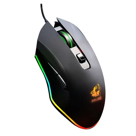 3200dpi Wired Mouse Rgb Light 6 Buttons Usb Wired Grandado