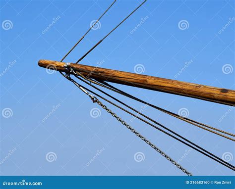 Bowsprit And Gathered Sail Of A Large Sailing Ship Stock Photo Image Of Classic Denmark