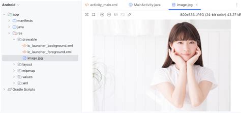 Android Kotlin ImageButton に画像を貼ってボタンとして使う