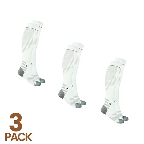 Copper Infused Knee High Compression Socks 3 Pairs Copperflux