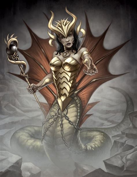 Lamia By Timswit On Deviantart Lamia Dnd Art Art