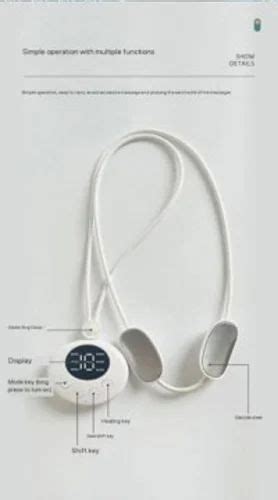 Plastic Electric Ems Neck Massager Machine At ₹ 200piece In Surat Id
