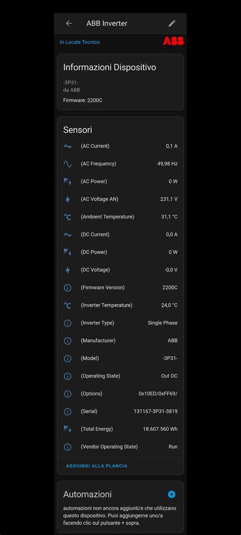 Custom Component Abb Power One Fimer Pv Inverters Sunspec Modbus Tcp Custom Integrations