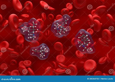 Naloxone Hydrochloride Molecule 3d Rendering Flat Molecular Structure With Chemical Formula And