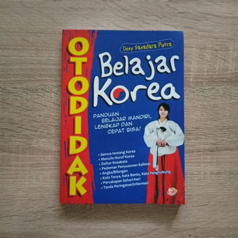 Jual Buku Bahasa Otodidak Belajar Korea Shopee Indonesia