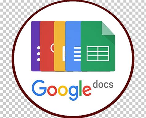 Google Docs Spreadsheet Google Drive Computer Software Png Clipart Area Brand Circle