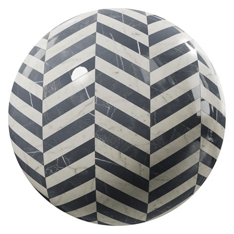 Chevron Marble Glossy Texture Cream And Grey Poliigon