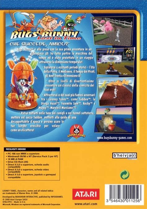 Bugs Bunny Lost In Time 1999 Box Cover Art Mobygames
