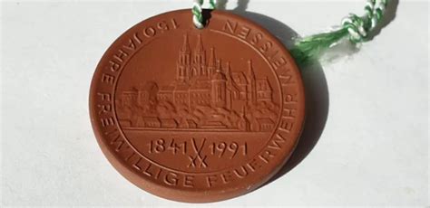 Ddr Abzeichen Medaille 150 Jahre Freiwillige Feuerwehr Meissen Eur 5