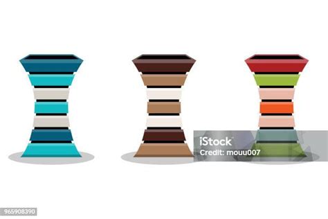 나무 화분 또는 흰색 배경 벡터 일러스트 레이 션에 절연 바구니의 추상 세트 0명에 대한 스톡 벡터 아트 및 기타 이미지 0명 가구 가정의 방 Istock