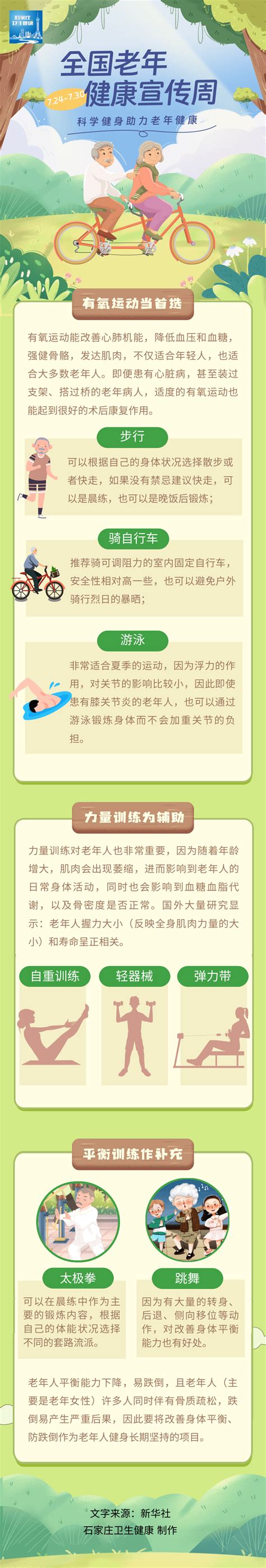 全国老年健康宣传周 科学健身助力老年健康范秀丽高月坤张璇