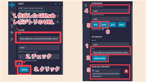 Remix Ideとgithub連携でsolidityのコード管理