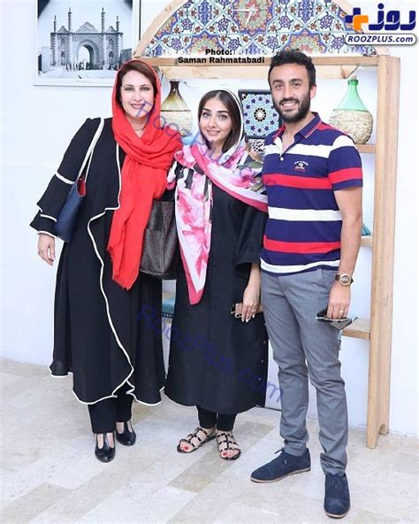 عکس فاطمه گودرزی درکنار پسر و عروسش طرفداری