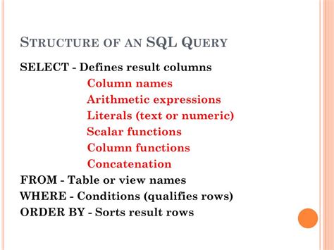Ppt Introduction To Sql Powerpoint Presentation Free Download Id