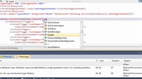 Use EventToCommand MVVM HD YouTube