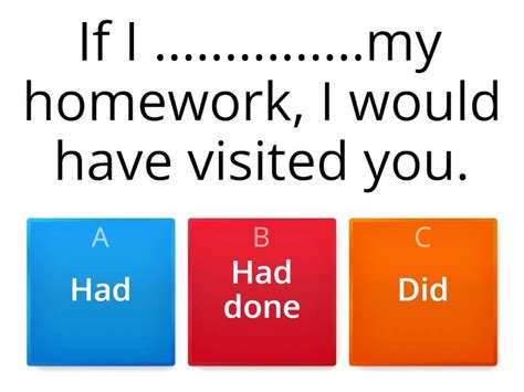 Third Conditional Quiz