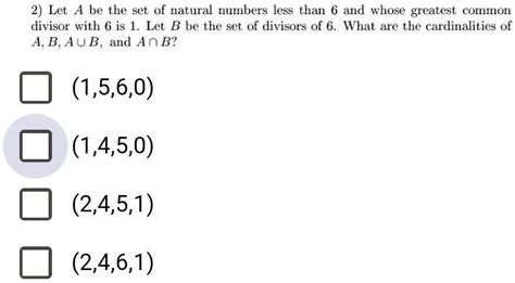 can you please also explain 2 let be the set of natural numbers less