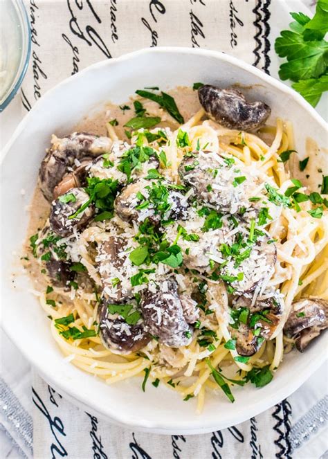 Creamy Garlic Parmesan Mushrooms Jo Cooks