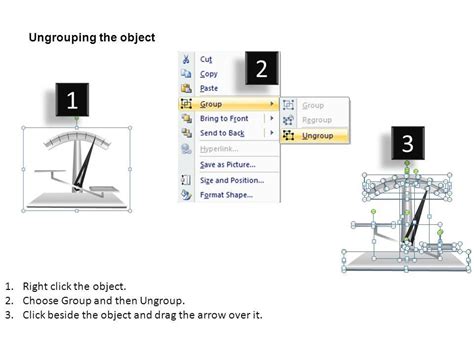 scale with pointer powerpoint presentation slides db presentation