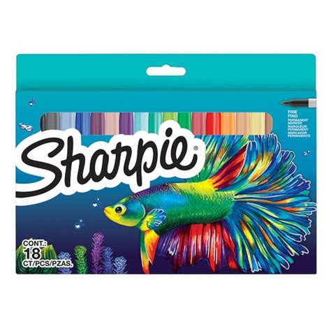 Sharpie Fine Point Permanent Marker Limited Edition Pack Of 18