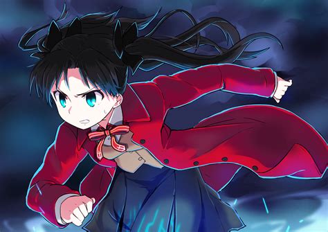 Tohsaka Rin Fate And 1 More Drawn By Nosuku Danbooru