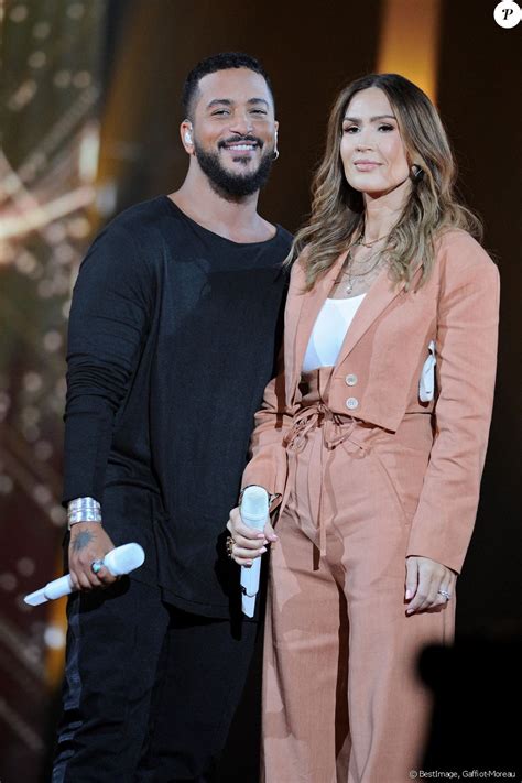 Exclusif Slimane et Vitaa Enregistrement de l émission Duos Mystères à la Seine Musicale à