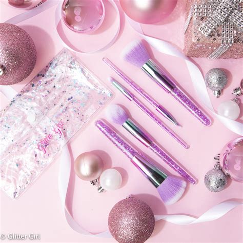 Glitter Girl Unicorn Makeup Brush Set