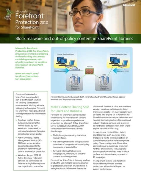 microsoft forefront protection 2010 for sharepoint pdf computing
