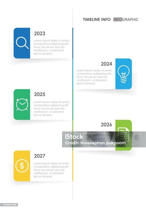 타임 라인 로드맵 프로젝트 다이어그램 비즈니스를 위한 인포그래픽 템플릿입니다 5 단계 현대 타임 라인 다이어그램 프리젠 테이션 벡터 타임 라인 로드맵 인포 그래픽 수첩에