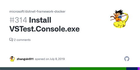 Install Vstest Console Exe Issue Microsoft Dotnet Framework