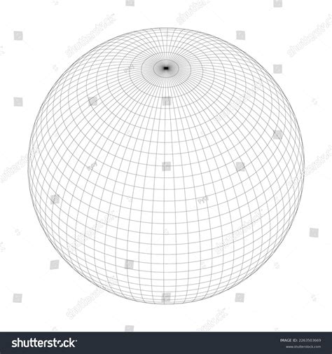 Planet Earth Globe Grid Meridians Parallels Stock Vector Royalty Free 2263503669 Shutterstock