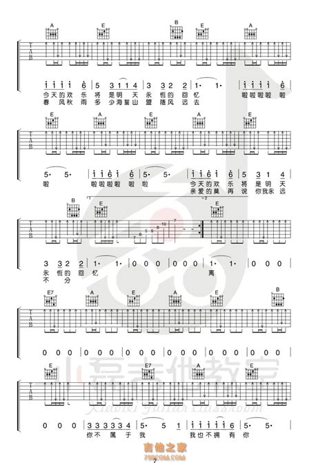 罗大佑恋曲1980吉他谱及教学视频 小磊吉他 热门吉他谱教学视频 吉他之家