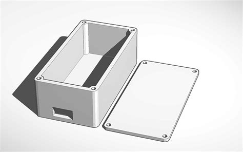 3d Design Box With Lid Tinkercad