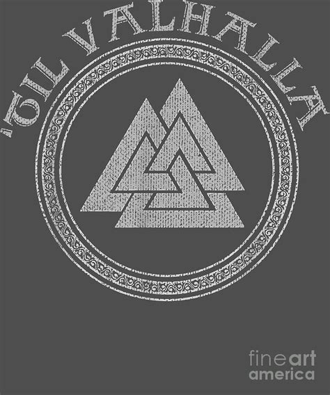 Til Valhalla Nordic Viking Warrior Norse Viking 1694 Digital Art By