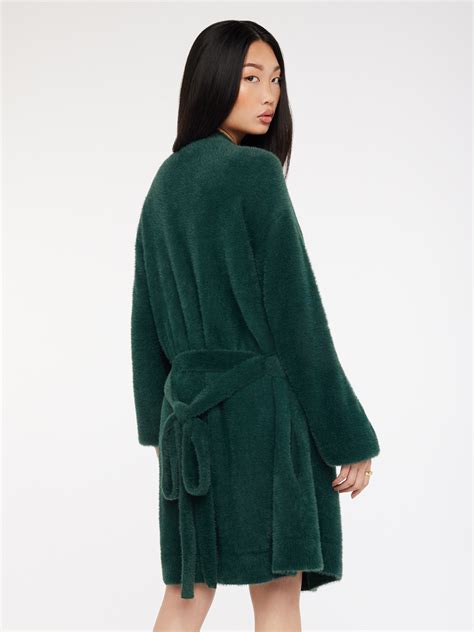 Fluff It Up Robe In Green Savage X Fenty