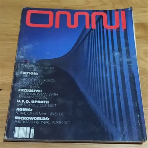 Omni Magazine First Issue October 1978 Volume 1 Number 1 Very Good
