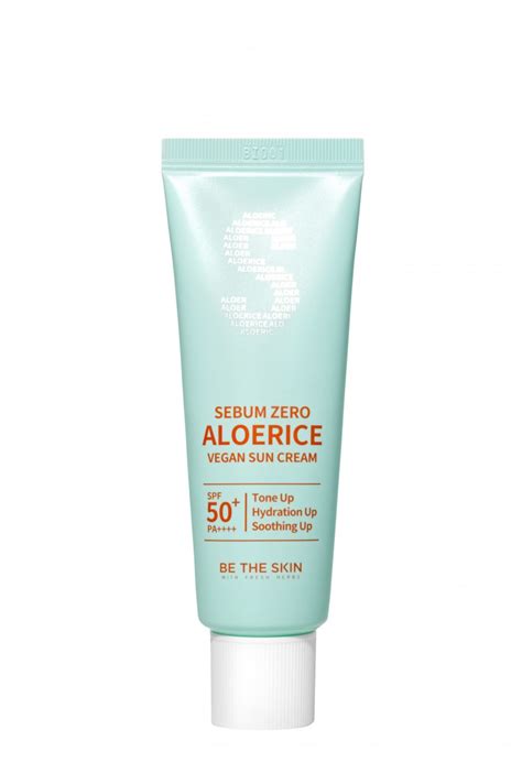 Солнцезащитный крем | Be The Skin Sebum Zero Aloerice Vegan Sun Cream ...