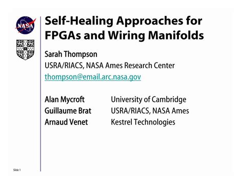 Pdf Self Healing Approaches For Fpgas And Wiring Manifolds Dokumen Tips