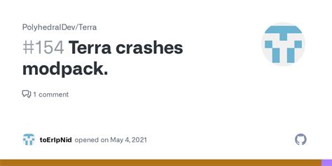 Terra Crashes Modpack Issue Polyhedraldev Terra Github