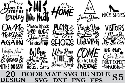 Doormat Svg Bundle Bundle · Creative Fabrica