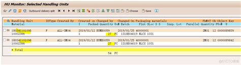 Sap 不支持交货单中同一个物料多个行项目hu与序列号组合发货场景 51cto博客 Sap同一物料采购订单合并