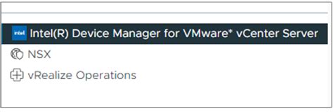 Intel® Device Manager For Vmware Vcenter Server User Guide