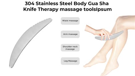 304 Stainless Steel Handheld Massager For Full Body Muscle Relaxation