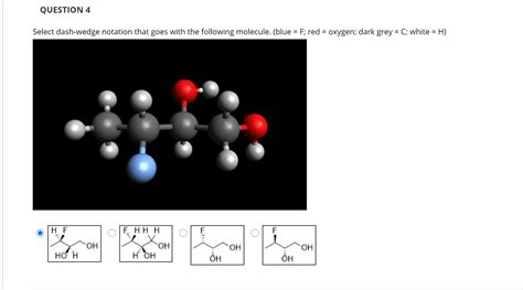 Solved Question 4 Select Dash Wedge Notation That Goes With